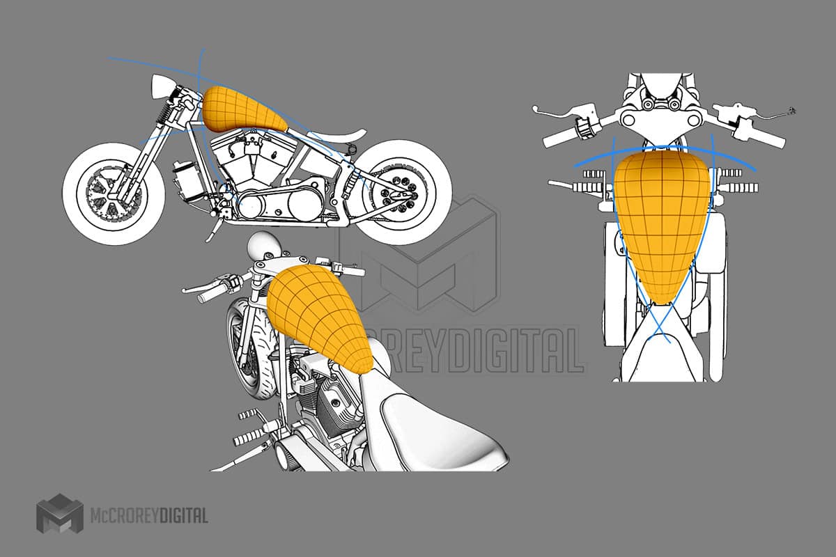 Motorcycle Gas Tank - McCrorey Digital